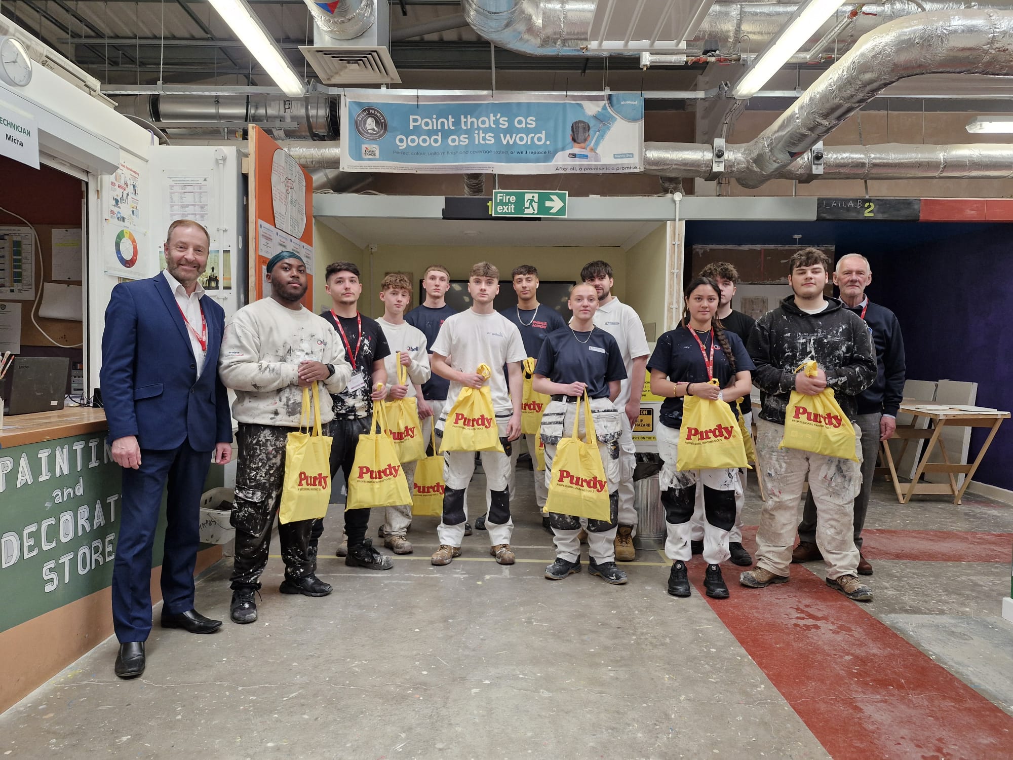 Partnership with the PDA | Purdy UK | Professional painting tools